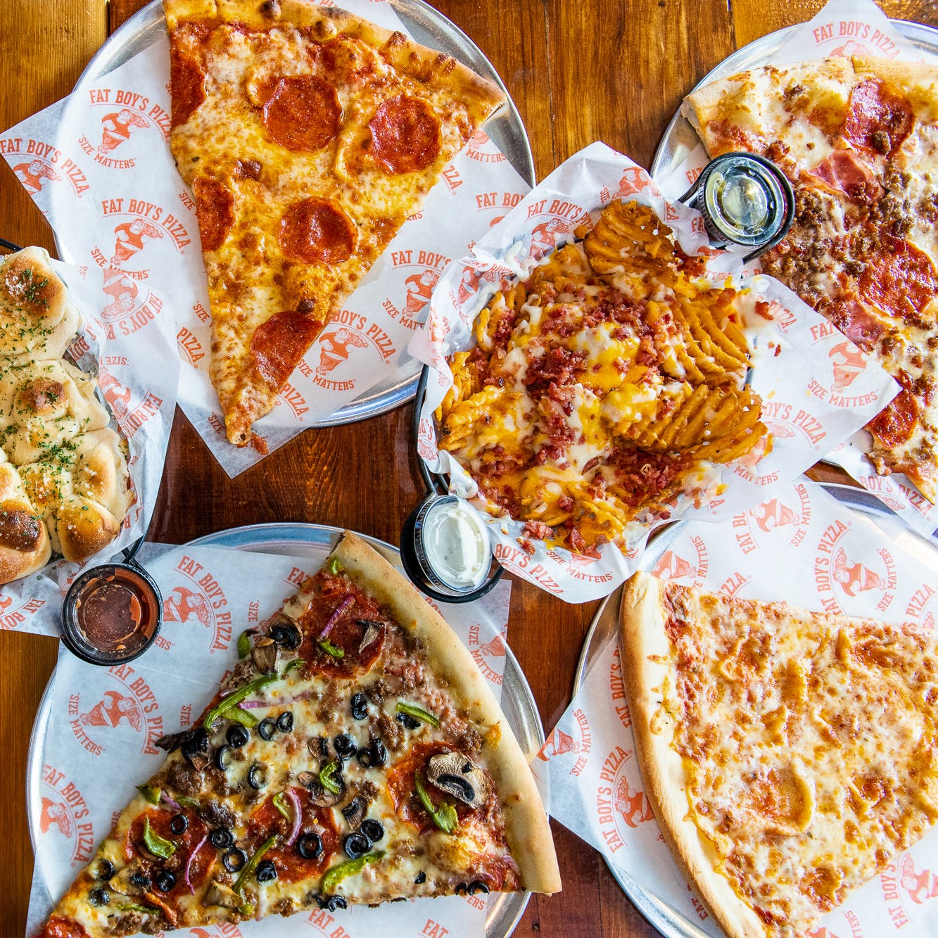 Fat Boy's Pizza Menu: Pizza Delivery Covington, LA - Order | Slice